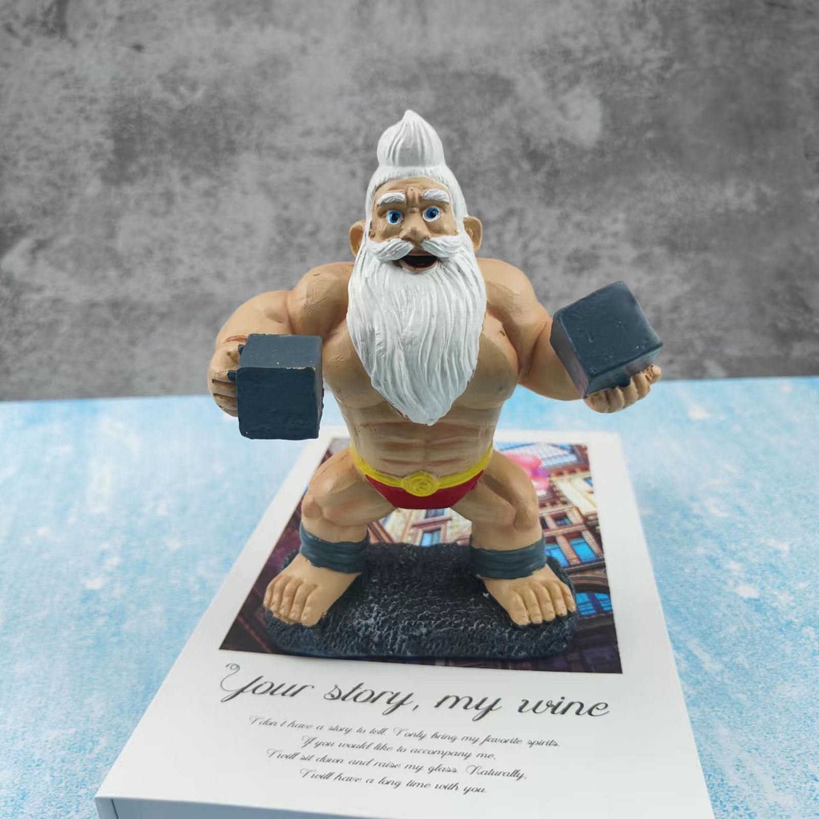 CSSAD Holiday Decorations Clearance Outdoor Fitness Old Man Dwarf Funny ...