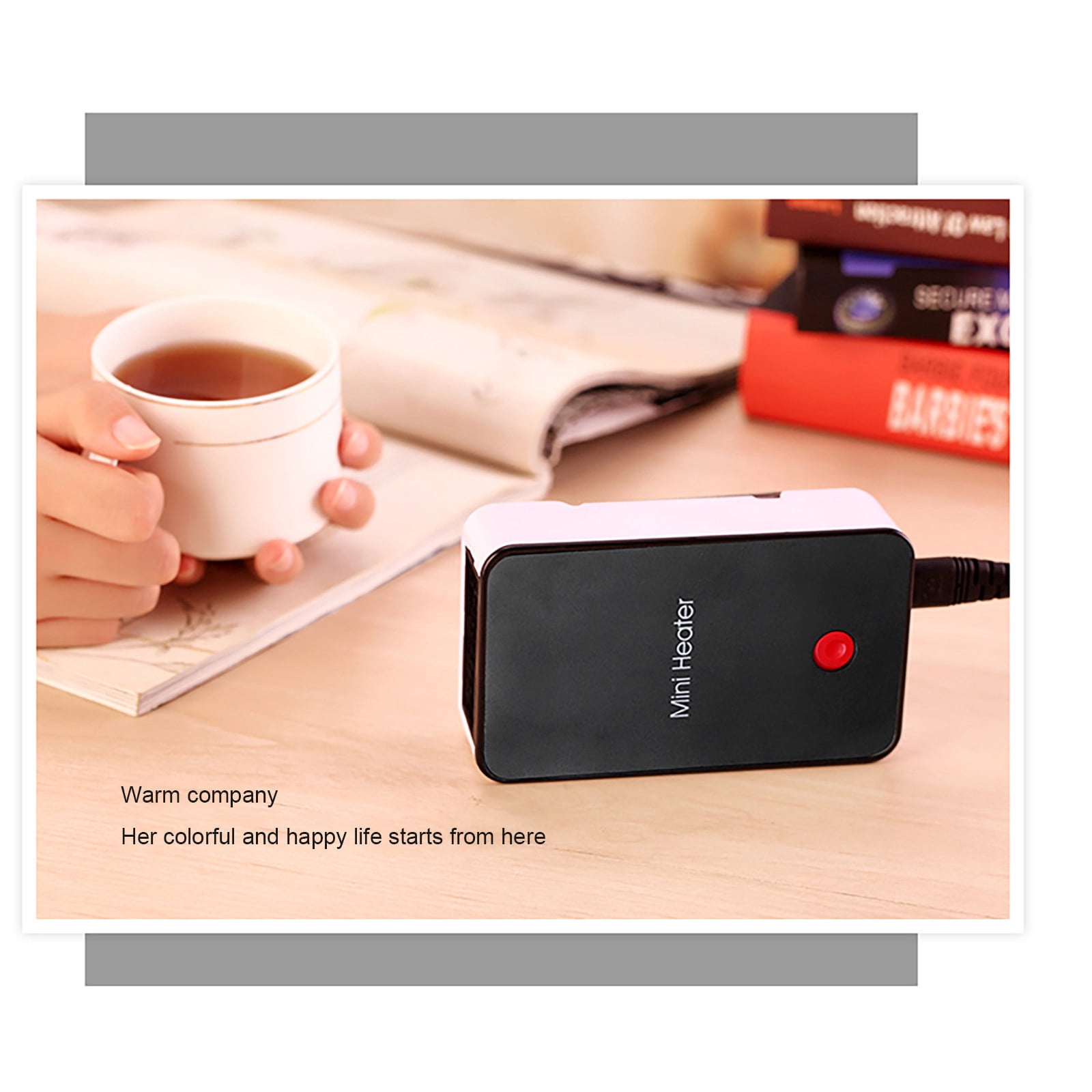 CSSAD Space Heaters for Inside Personal Mini Space Heater Fan Portable ...