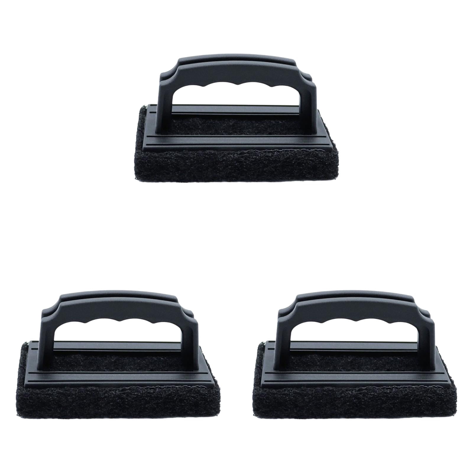 CSSJKYJ 3-Pack Heavy-Duty Black Scrubber Brush for Grills, Griddles ...