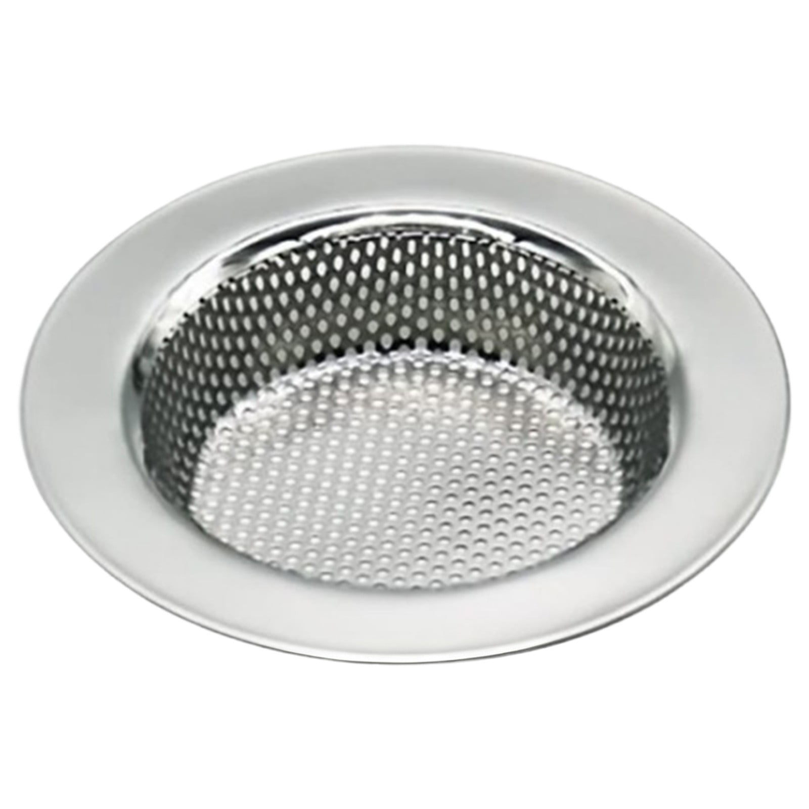 CSSJKYJ 4.5" Diameter Stainless Steel Kitchen Strainer,Large Wide Rim ...