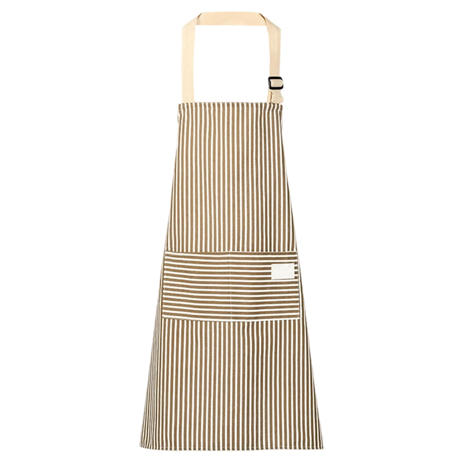 CSSJKYJ Strip Aprons with Two Pockets,Cotton Linen Sleeveless Smock ...