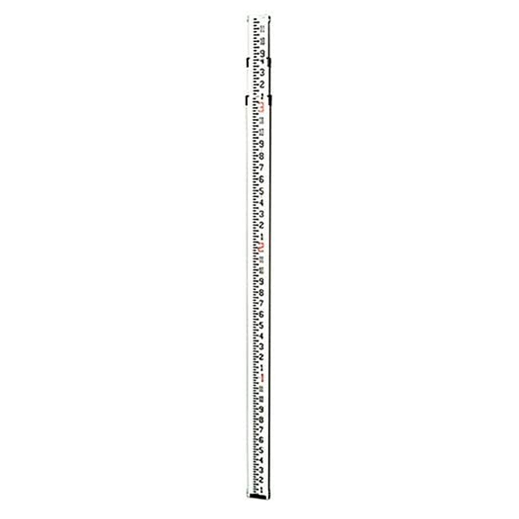 CST BERGER 8 Foot 3 Section Aluminum Telescoping Leveling Rod, White ...