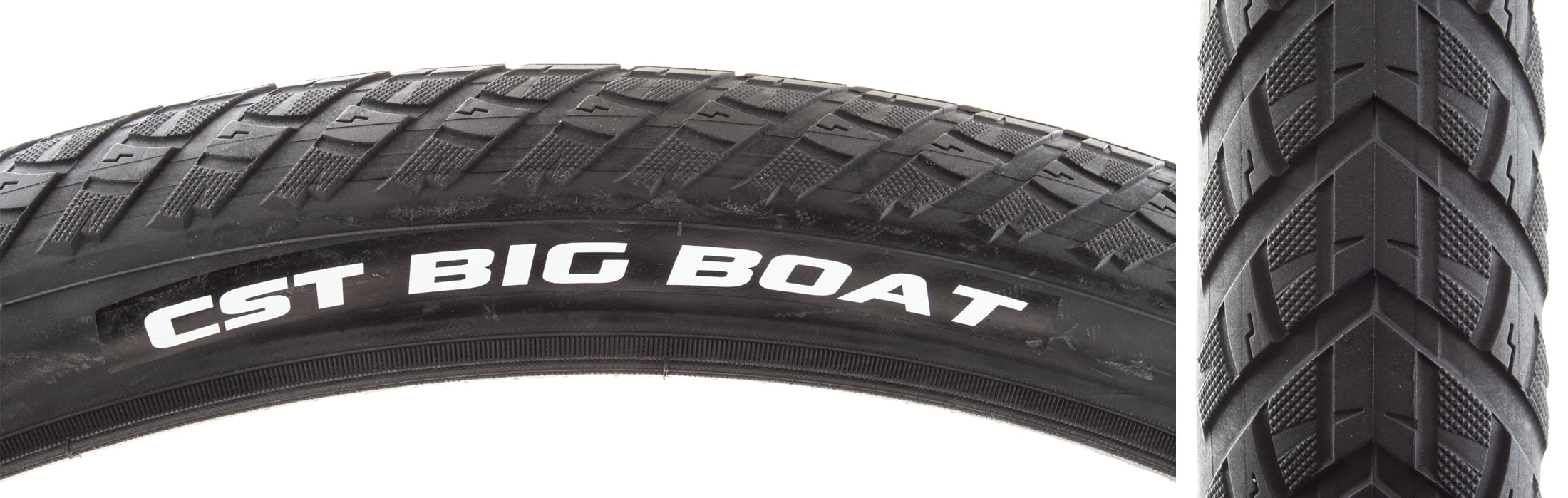 CST Big Boat Tire 26x2.4 Wire Bead Black Bike Tire - Walmart.com
