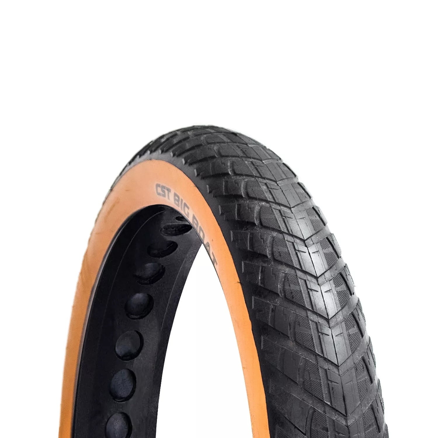 CST Big Boat Tire 26x4 inch for Fat Tire Bike Tan Wall 30 psi - Walmart.com