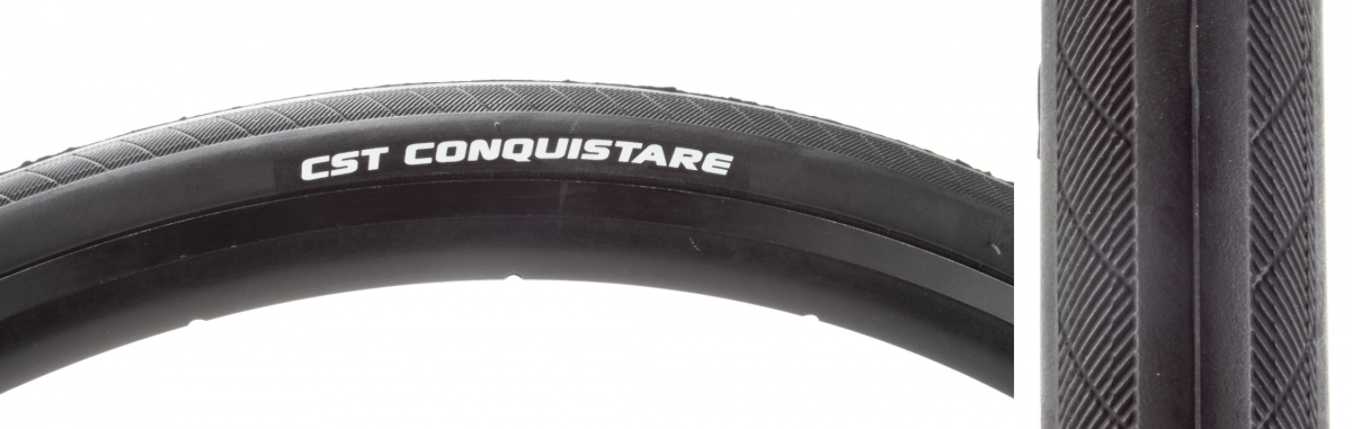 CST Caldera Tire 700 x 25 Clincher Wire Black Reflective Road Bike ...