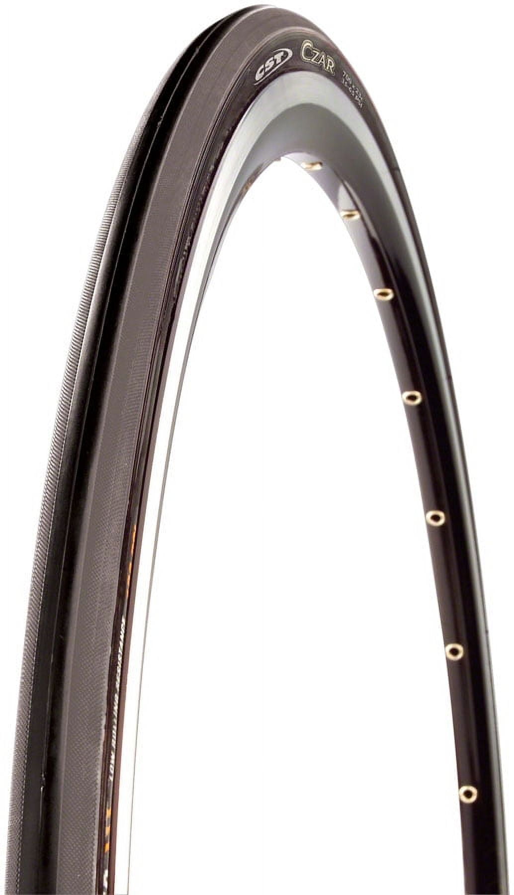 CST Czar Tire 700 x 25 Clincher Wire Black Dual Compound Road Bike ...