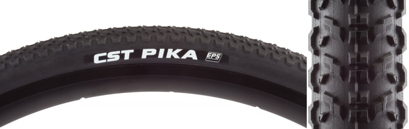 CST Pika Tire 700 x 42 Clincher Wire Black 60tpi EPS Puncture ...