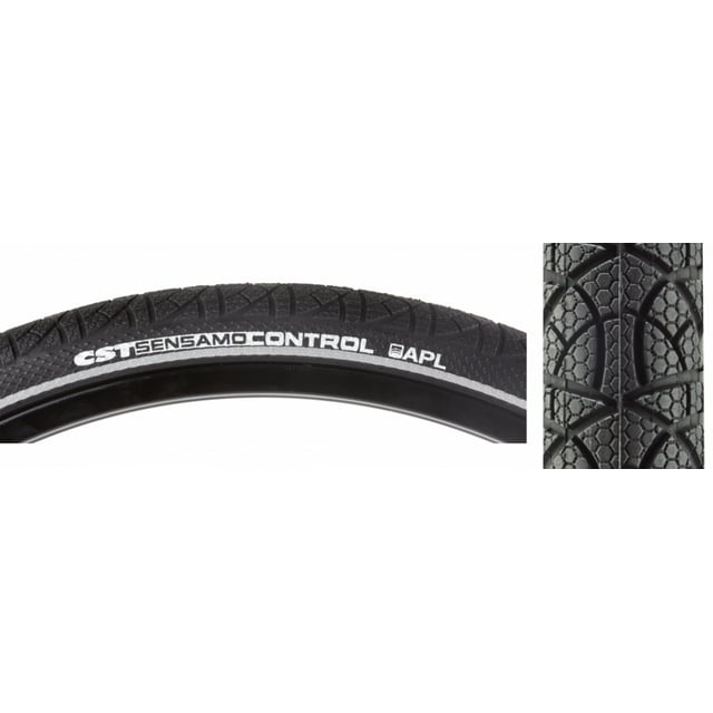 CST Sensamo Control Tire 26x2 TPI 22 Clincher Wire Black APL Puncture ...