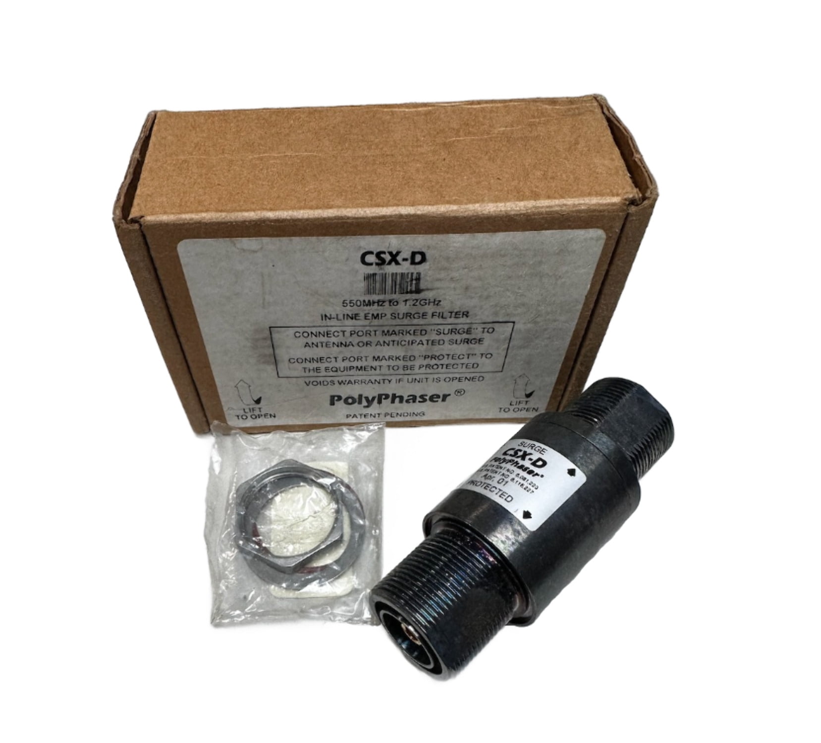 CSX-D In-Line EMP Surge Filter 800MHz to 1.0GHz - Walmart.com