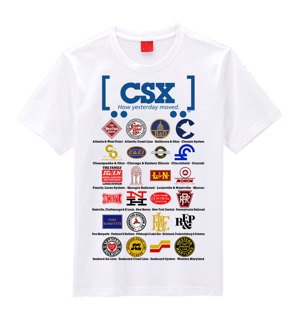 CSX Heritage Logos Train T-Shirts - Walmart.com