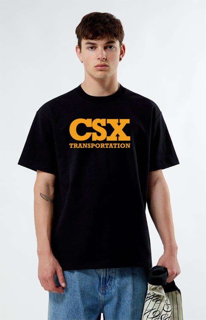 CSX Transportation Railroad Men's Black T-Shirt, for men & women, up to ...