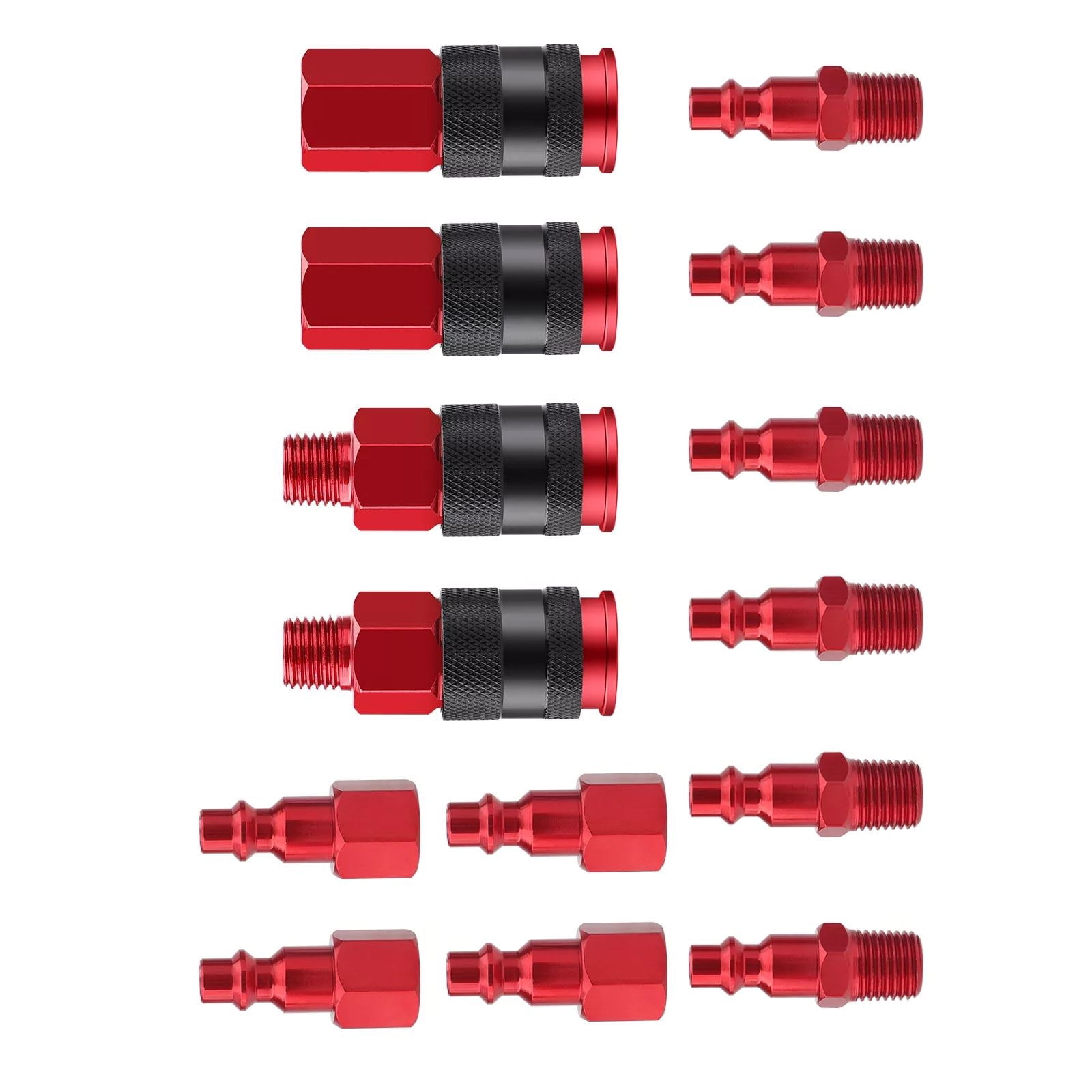CSYANXING 1/4” NPT Quick Connect Air Coupler and Plug Set 14 Pcs ...