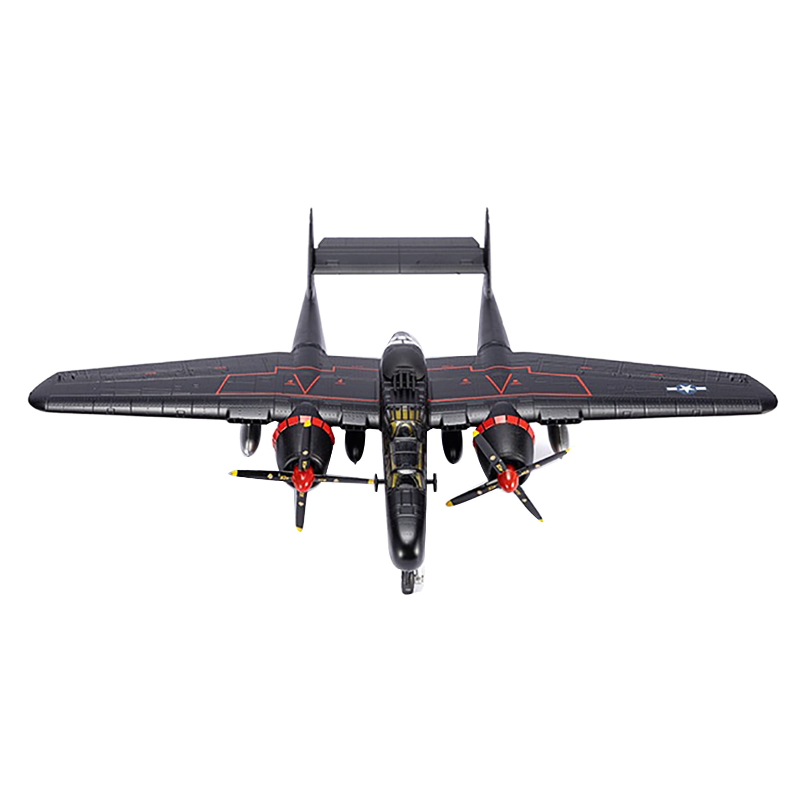CSYANXING 1:72 P 61B Black Widow WWII USA Fighter Model Plane Display ...