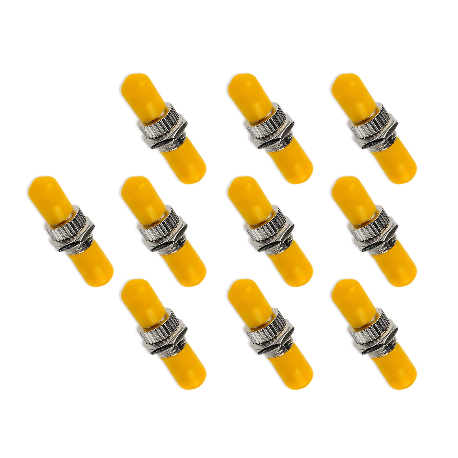 CSYANXING 10Pcs Reliable ST/ST Fiber Optic Adapter for Optical ...