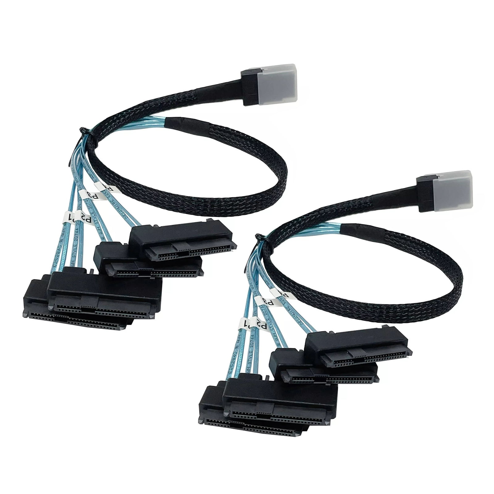 CSYANXING 36P Mini SAS SFF-8087 to 4x SFF-8482 Cable 0.5 Meter 12 GB/s ...