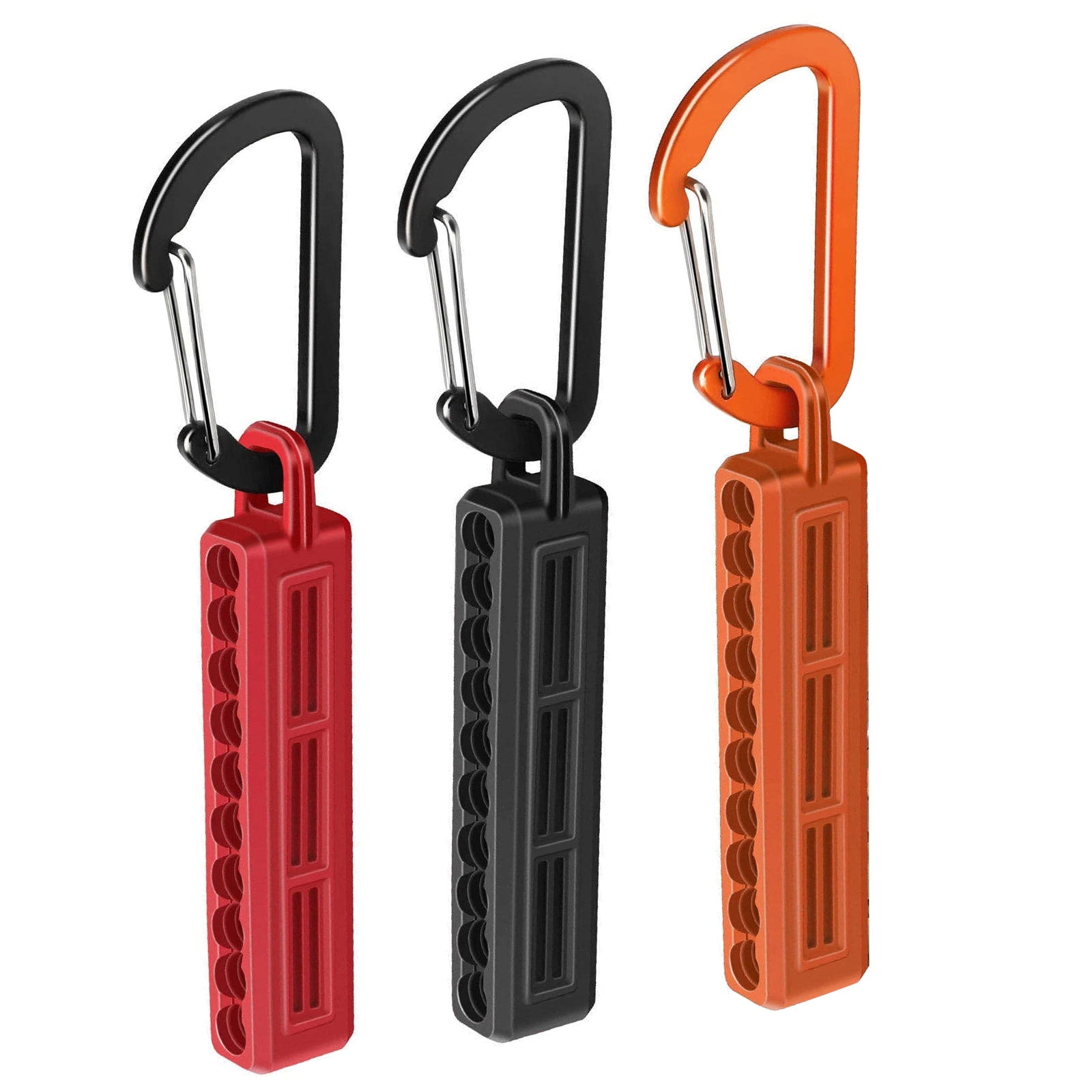 CSYANXING 3Pcs Red Orange Black Bit Holder For 14 Hex Screwdriver Drill ...