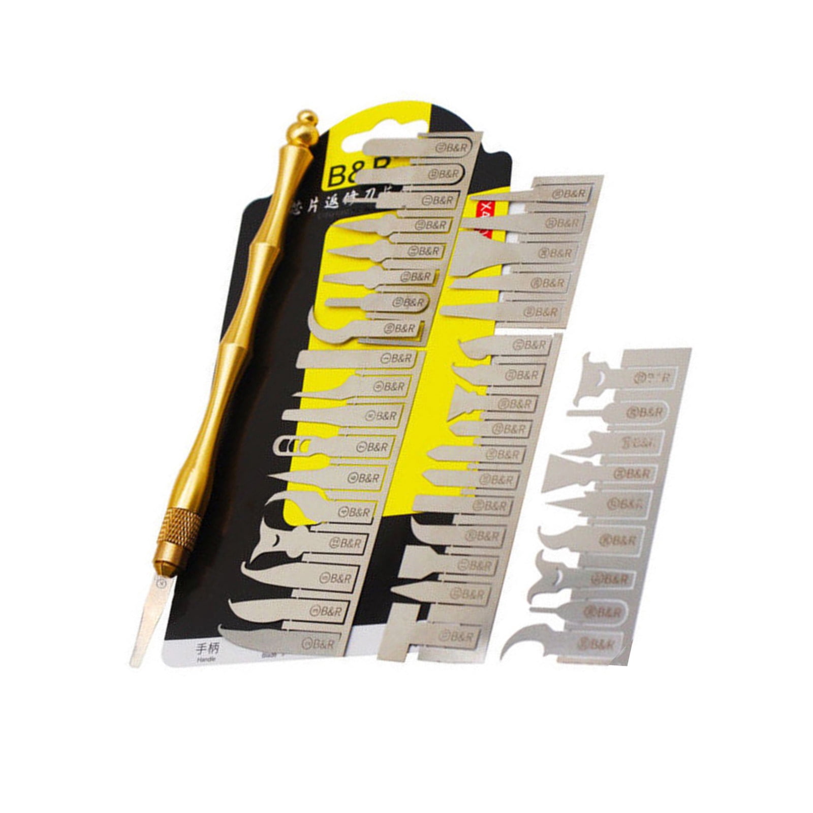 CSYANXING 43Pcs Phone A8-A14 PCB Chip Removal Blade Set Steel Blades ...