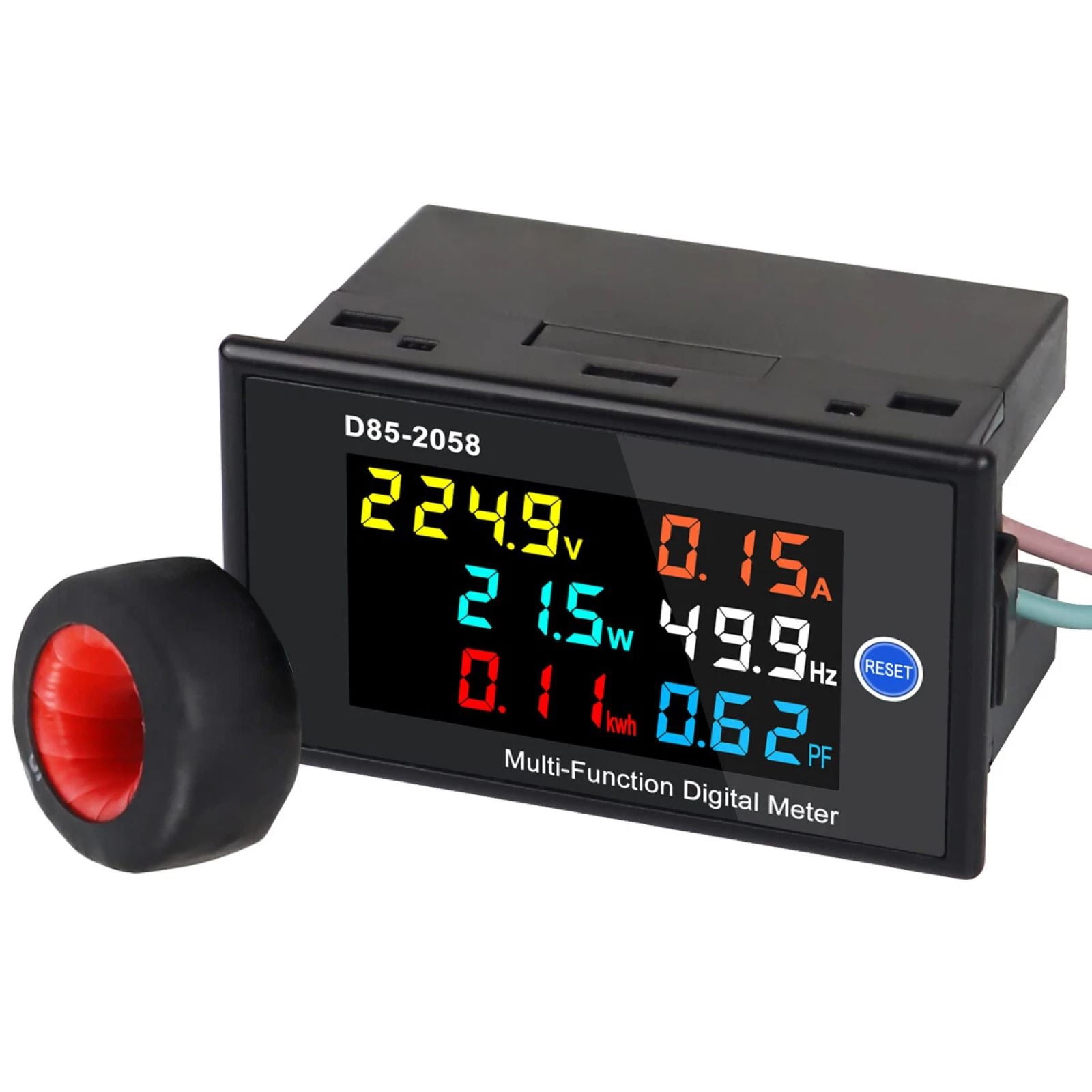 CSYANXING AC Panel Meter Voltmeter Ammeter kWh Power Frequency 40-300V ...