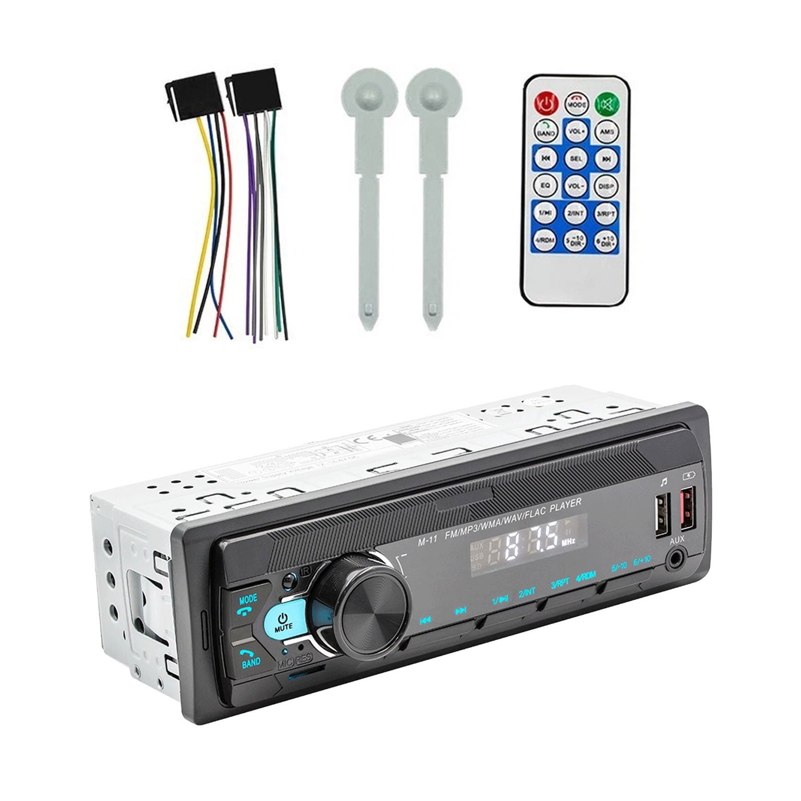 CSYANXING Bluetooth 5.0 Car Stereo Single Din Voice Control For ...