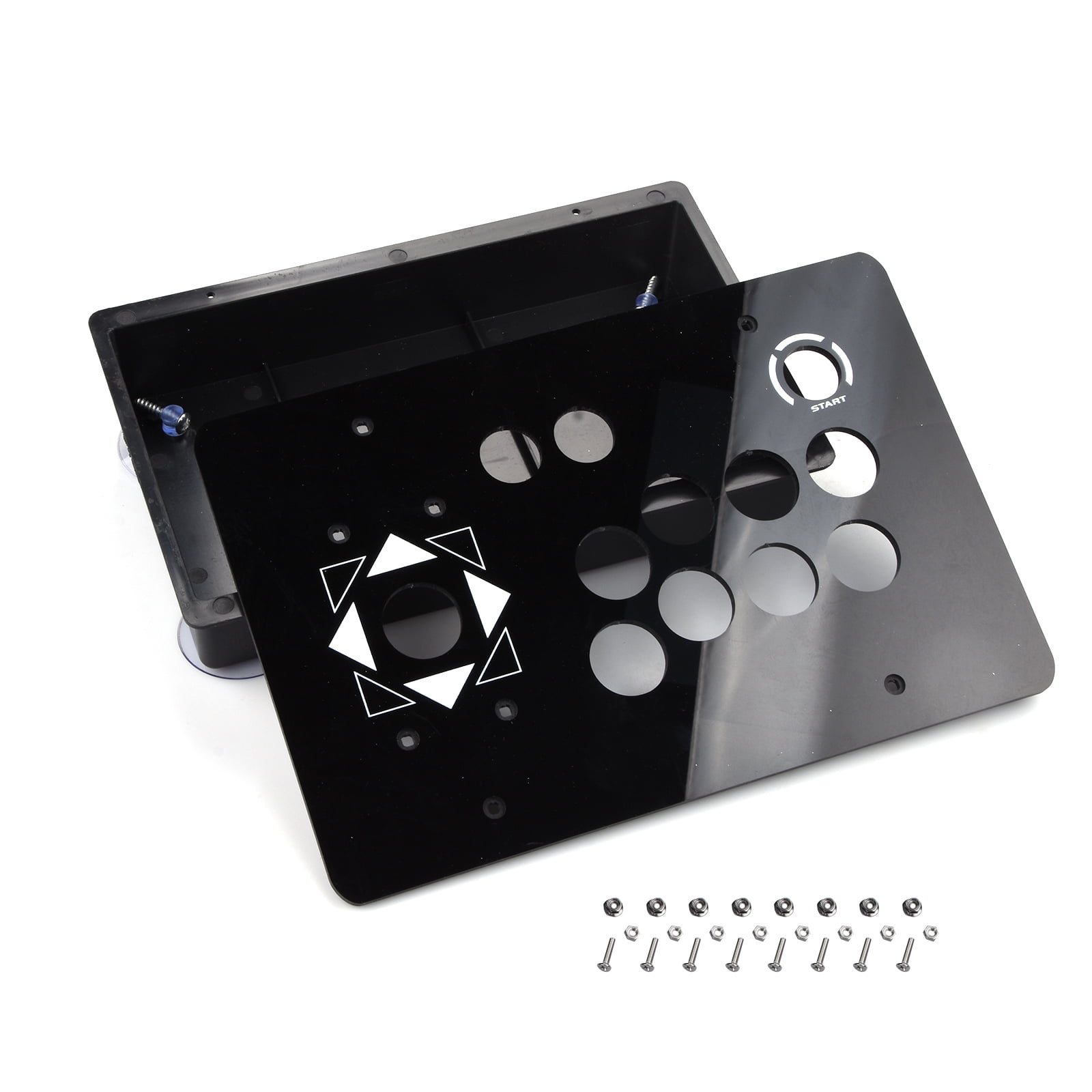 CSYANXING DIY Arcade Joystick Controller Kit Acrylic Panel Case 30x20cm ...