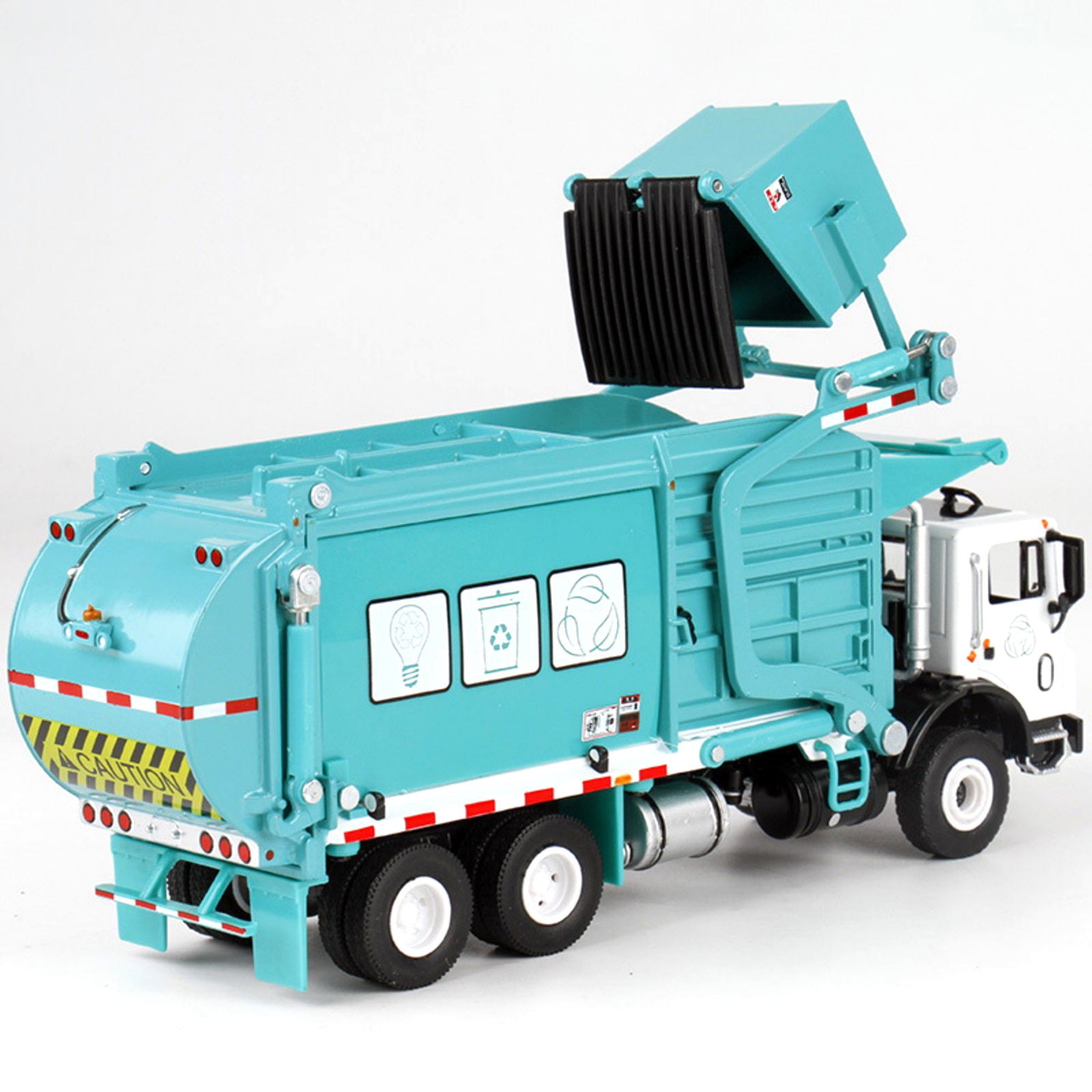 CSYANXING Decor Model 1:24 Scale Alloy Garbage Truck, Suitable for Desk ...