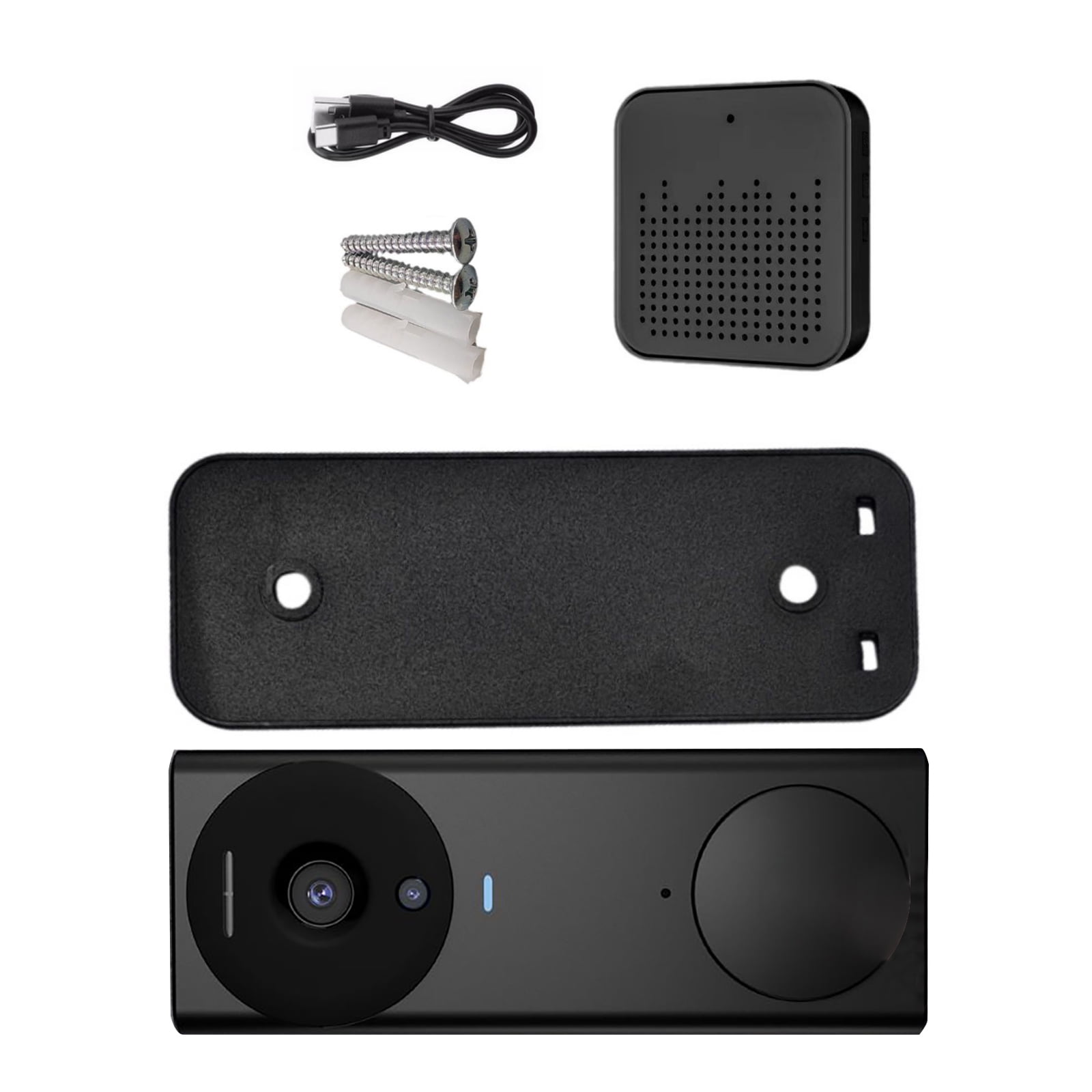 CSYANXING Doorbell Camera WiFi HD Video Audio Two-Way 110 Wide Angle ...