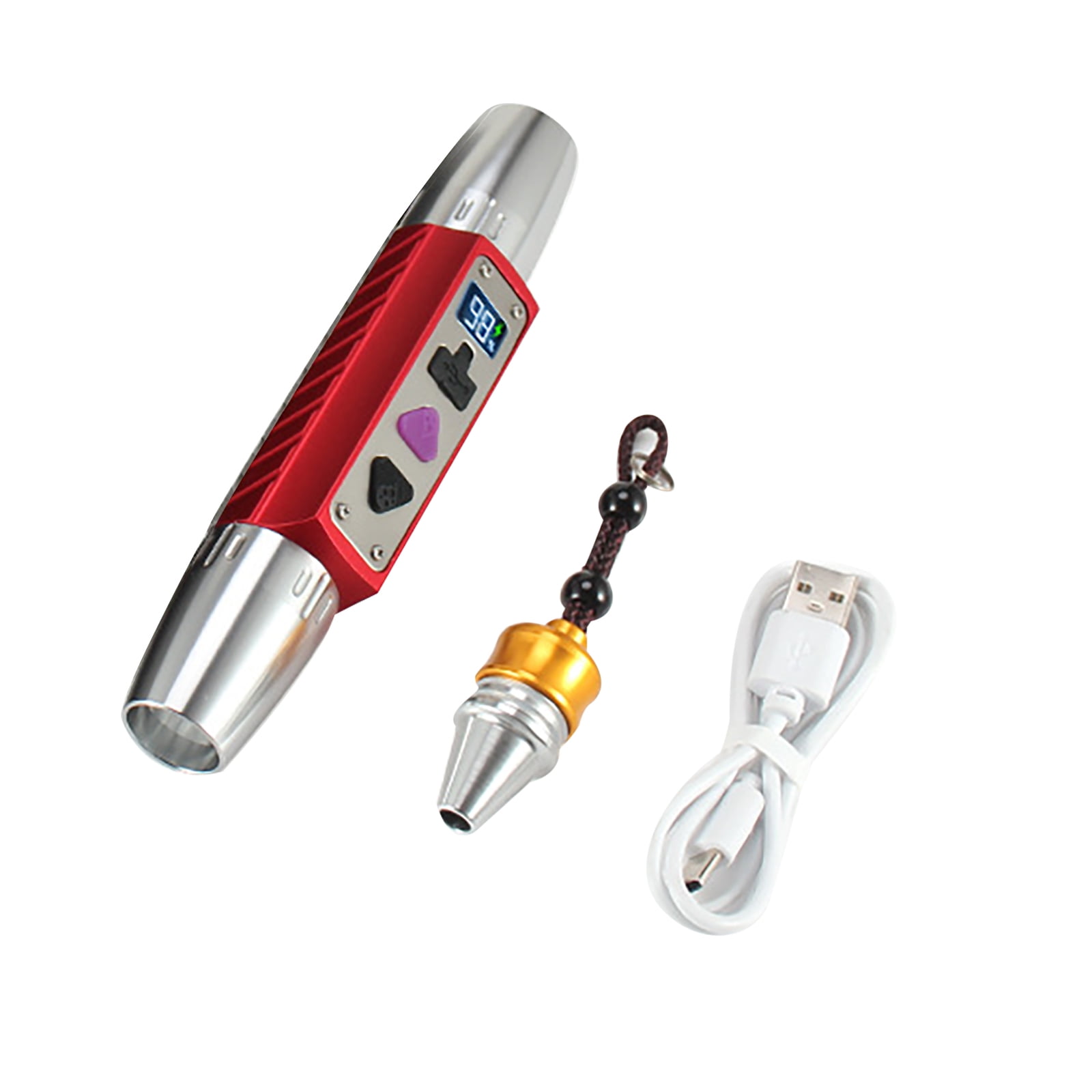 CSYANXING Ergonomic Grip Flashlight with 4 Light Modes for Hiking and ...