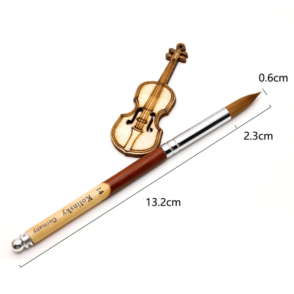 CSYANXING Ideal Brush for Gel Builder with 20% Kolinsky Sable Hair ...