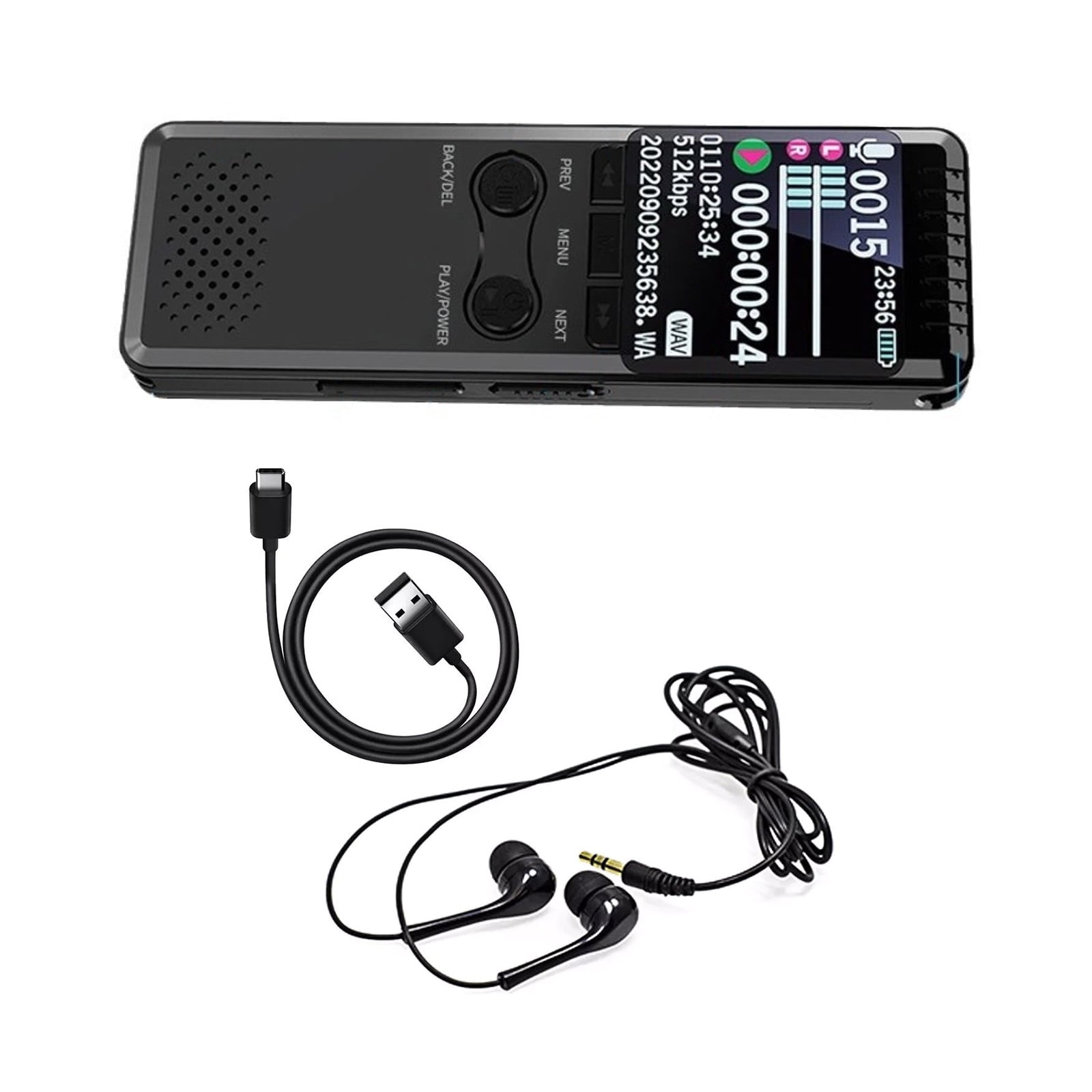 CSYANXING Lecture Recorder 3072Kbps PCM Recording A B Repeat Playback ...