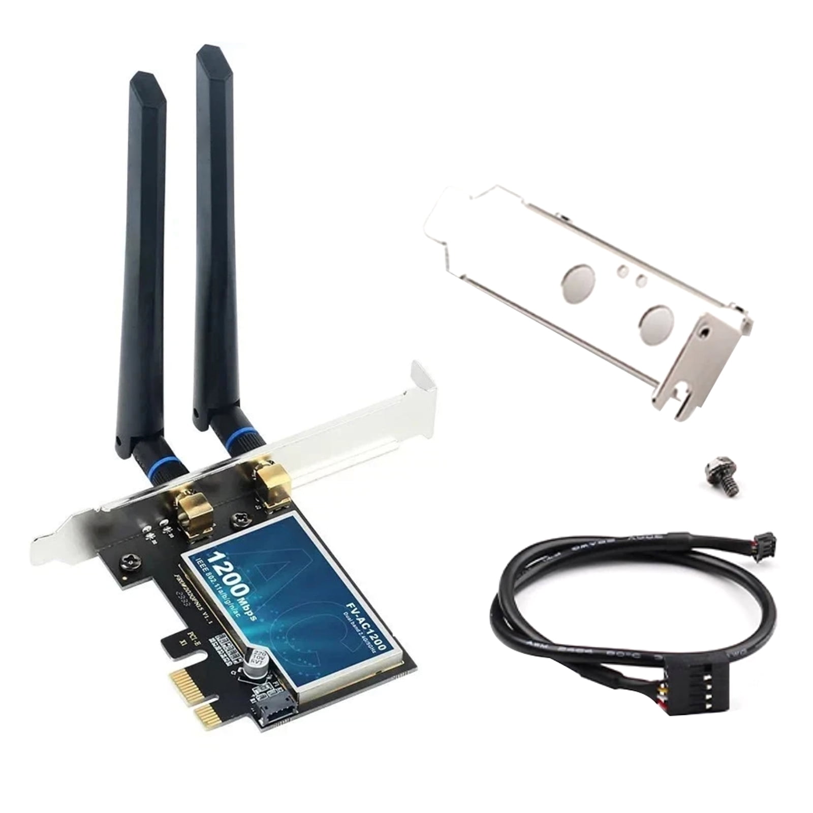 CSYANXING PC WiFi Adapter PCIe Dual Band 802.11ac FV-AC1200 Bluetooth 4 ...