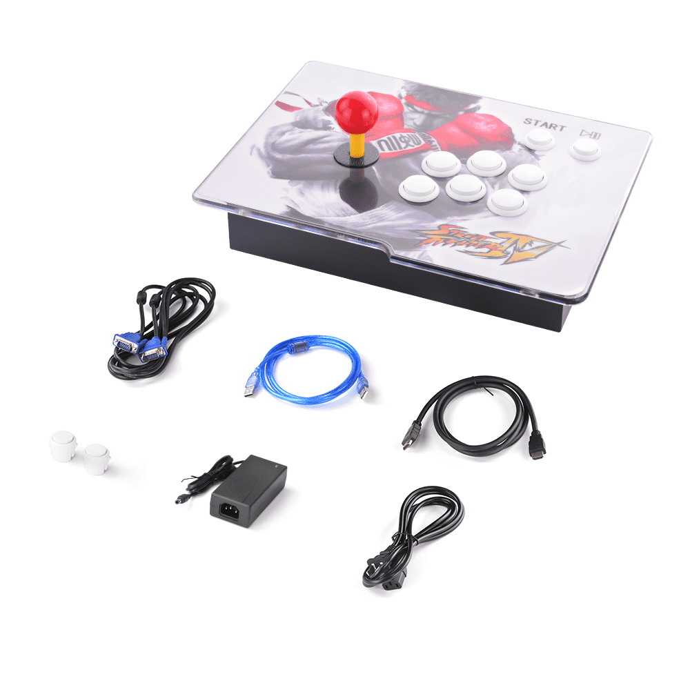 CSYANXING Retro Arcade Console Set for Living Room, 1P+2P with 1299 ...