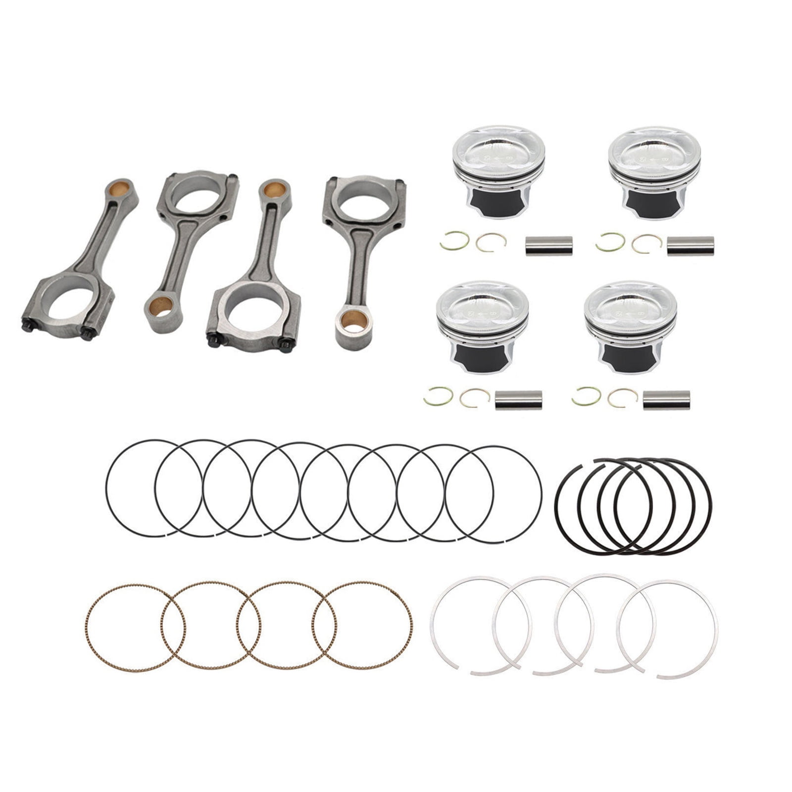 CSYANXING Stable Characteristics Piston Assembly for Hyundai & Kia 2.4L ...