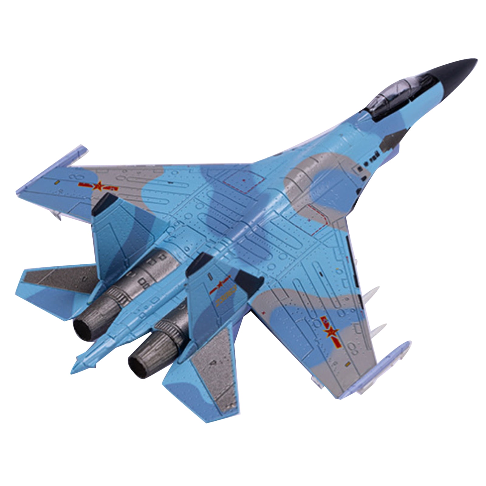 CSYANXING Sukhoi Su-35 1:144 Scale Fighter Jet Model, Advanced Radar ...