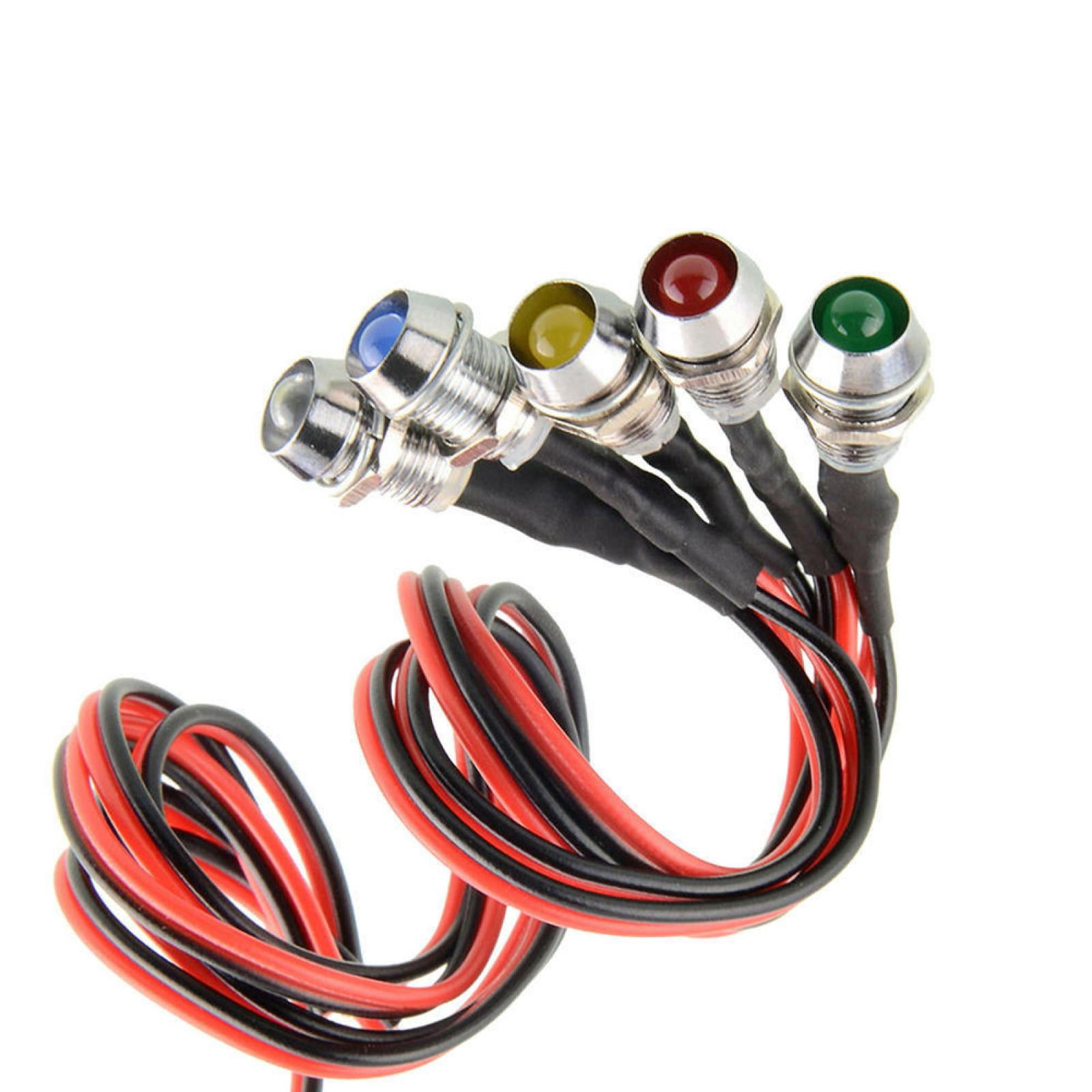 CSYANXING Vehicle LED Warning Light Set 12V, 5 Colors, Ideal for Car ...