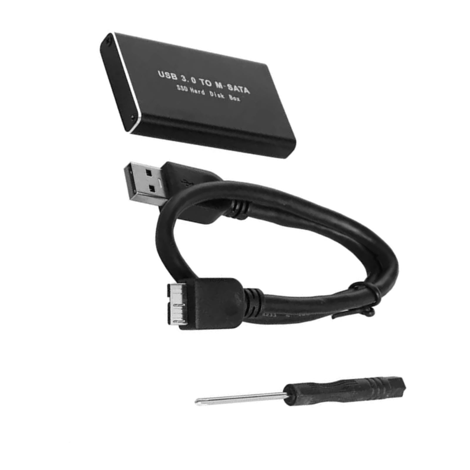 CSYANXING mSATA SSD to USB 3.0 Enclosure Portable External Hard Drive ...