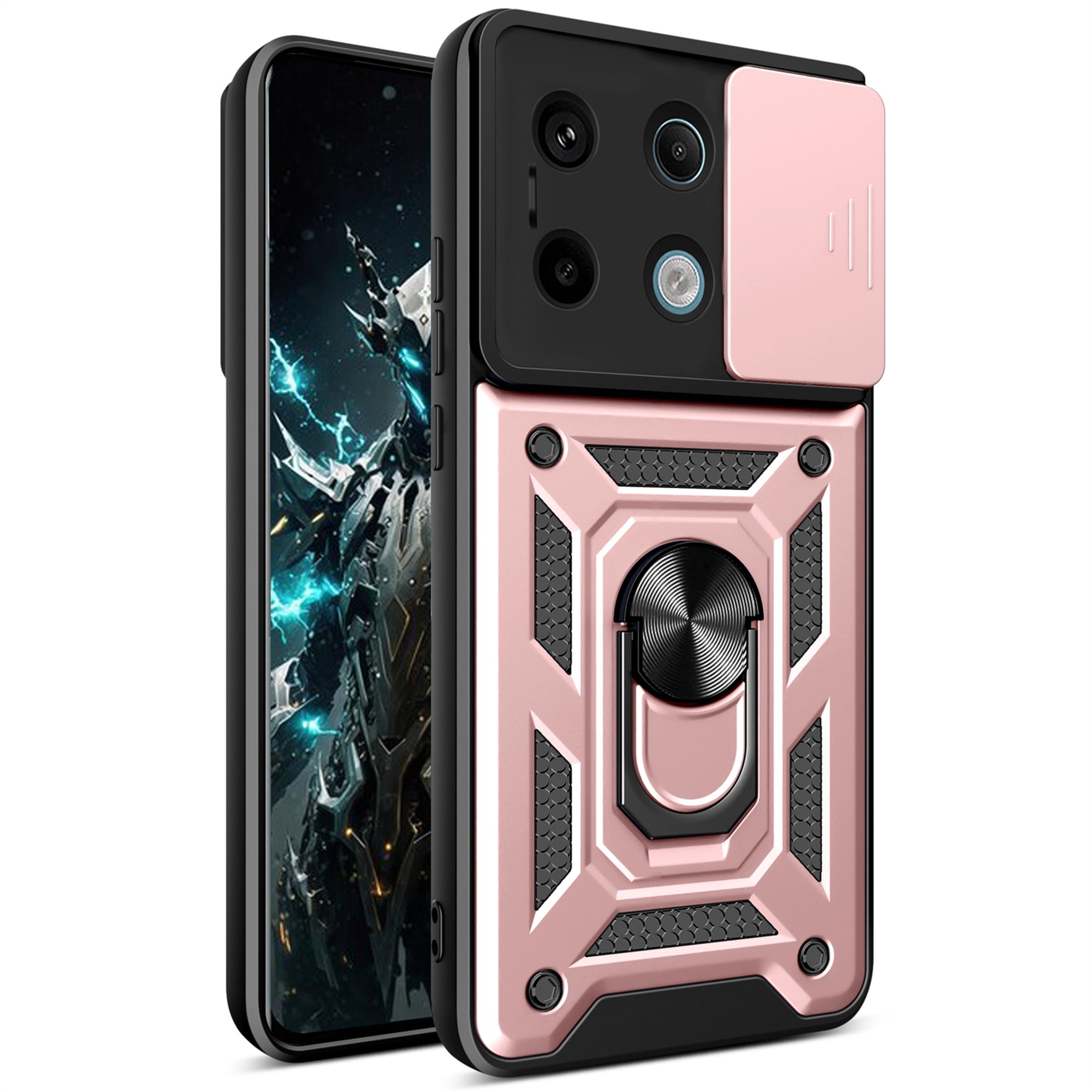 CSmall for Xiaomi Redmi Note 13 Pro 4G Case with Slide Camera Lens ...