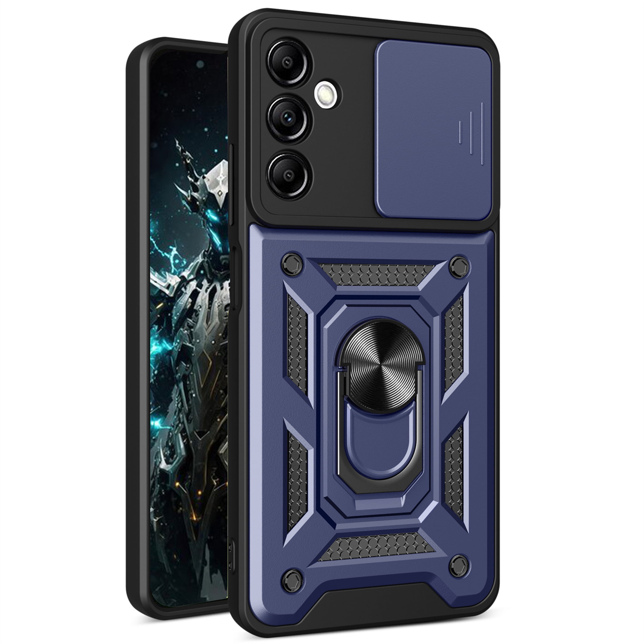 CSmaller for Samsung Galaxy A15 Case with Slide Camera Cover for Men ...