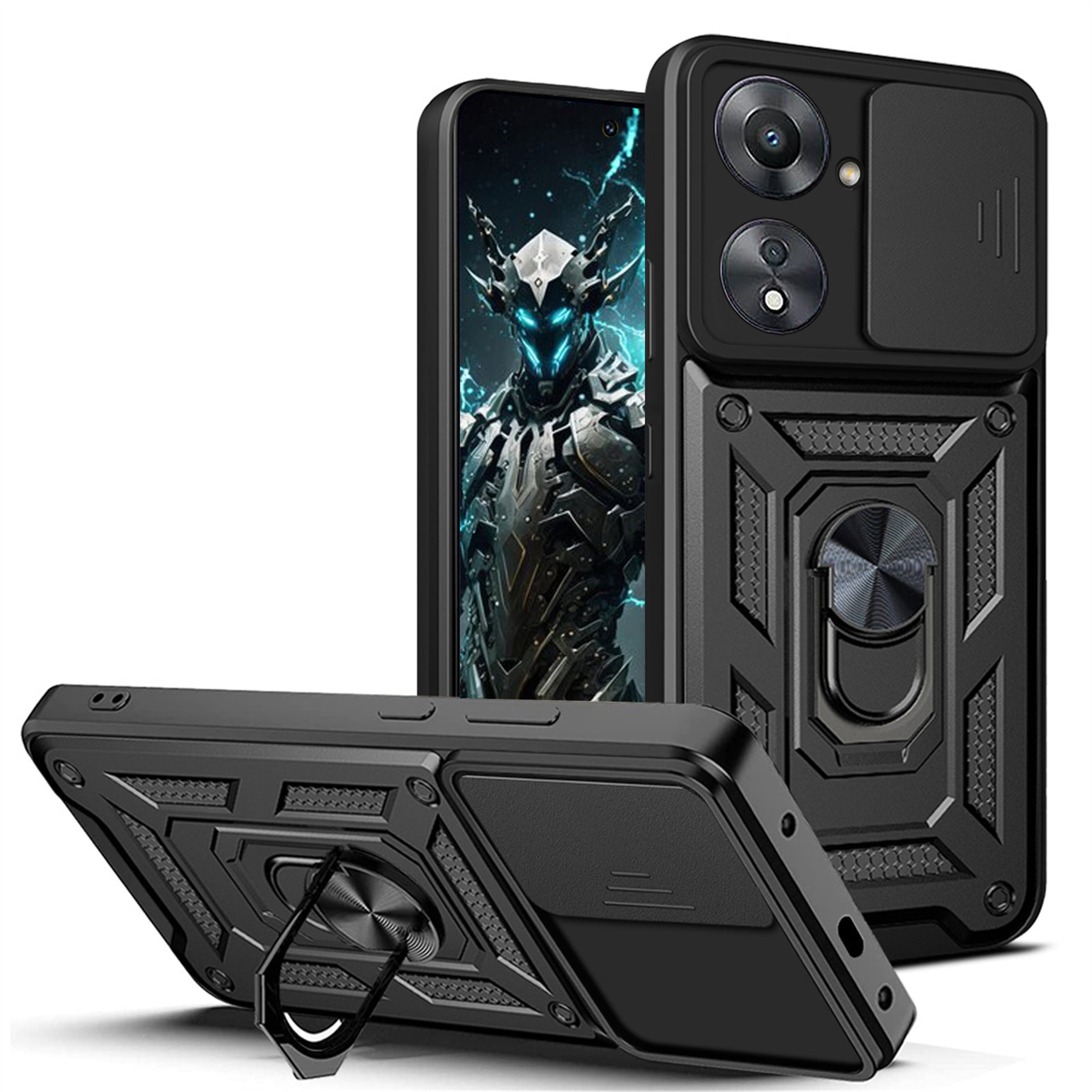 CSmaller for Xiaomi Redmi 13C Case with Slide Camera Cover for Men ...