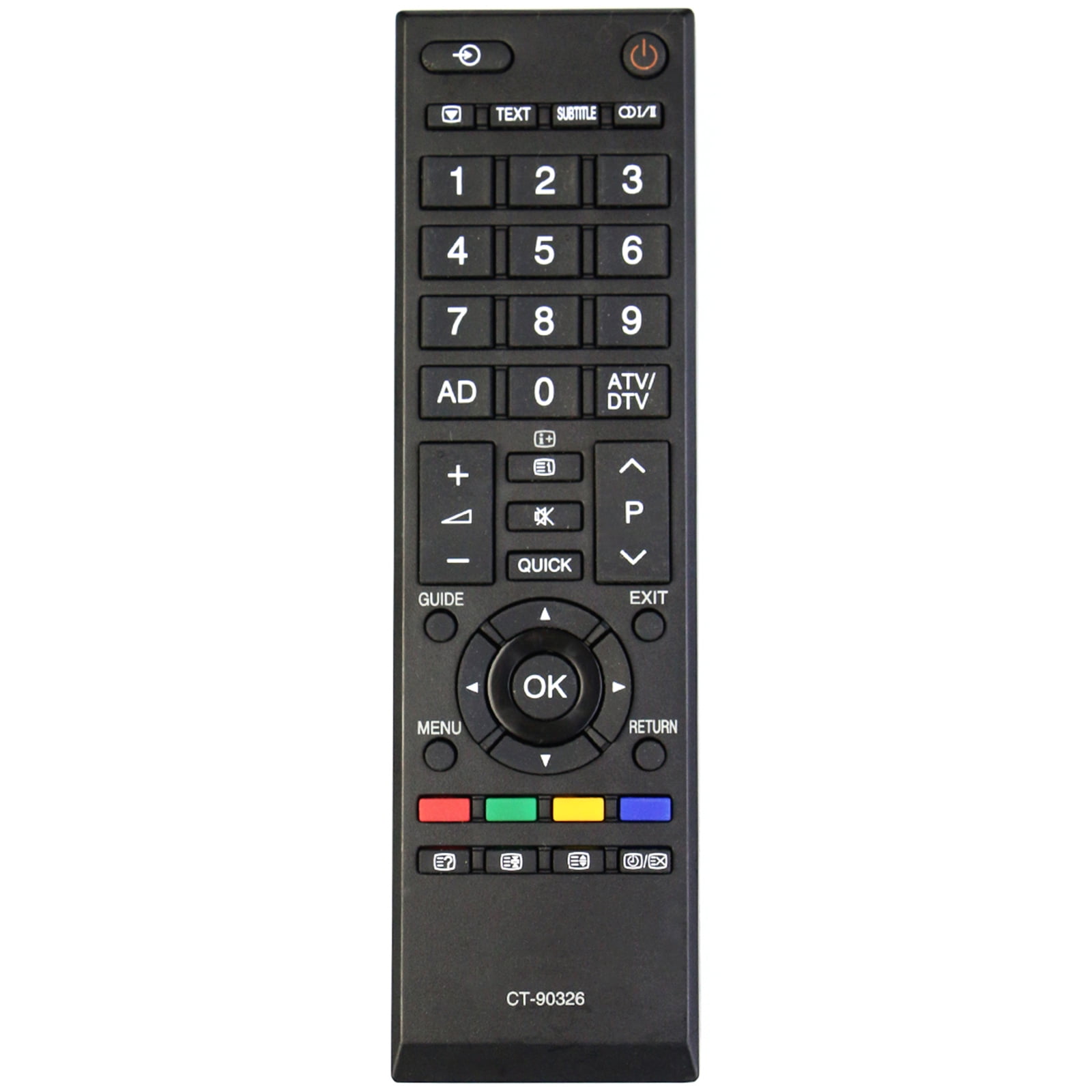 CT-90326 Replace for Toshiba TV 32EL934G 32HL833N 32HL833B 32HL833F ...