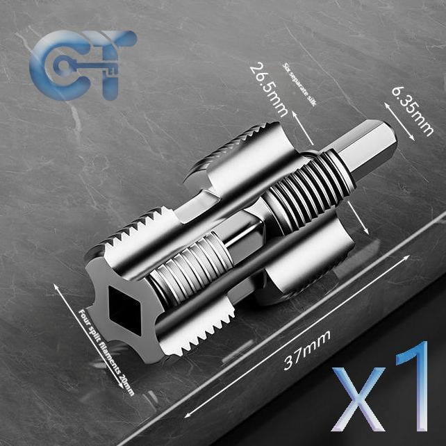 CT Adjustable Pipe Threader for 1/2-Inch and 3/4-Inch Pipes, Compatible ...