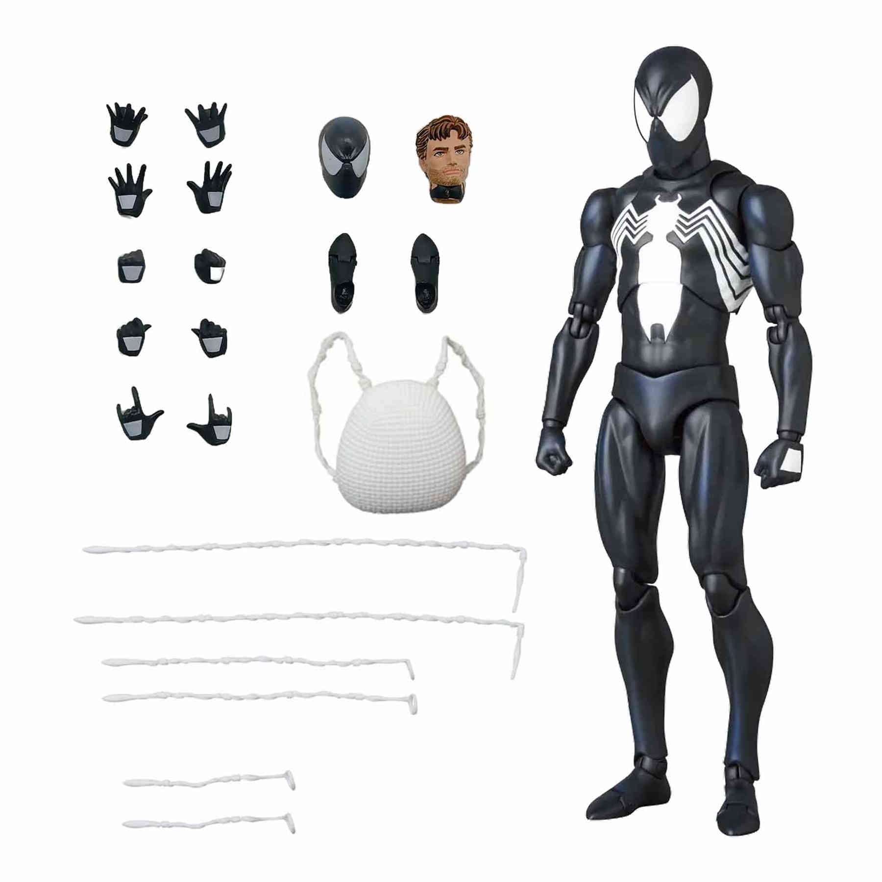 CT Black Spider Costume Symbiote Action Figure The Amazing Spider Comic ...
