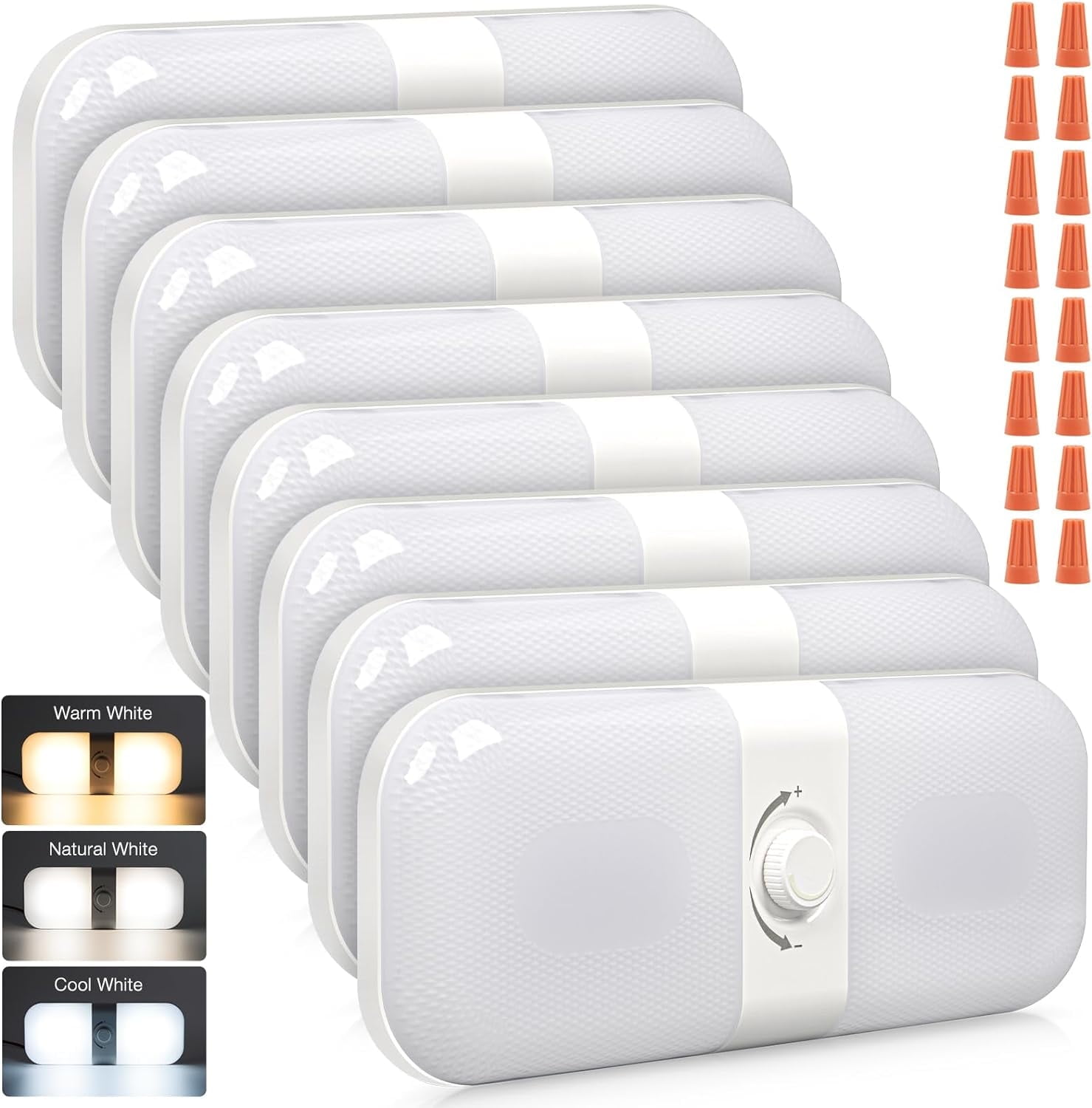 CT CAPETRONIX RV Lights Interior 1700LM, 3 Color TEM Camper Lights ...