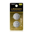 CT-ENERGY Lir2032h Battery 2pcs Rechargeable for Key Fob,3.7V High ...