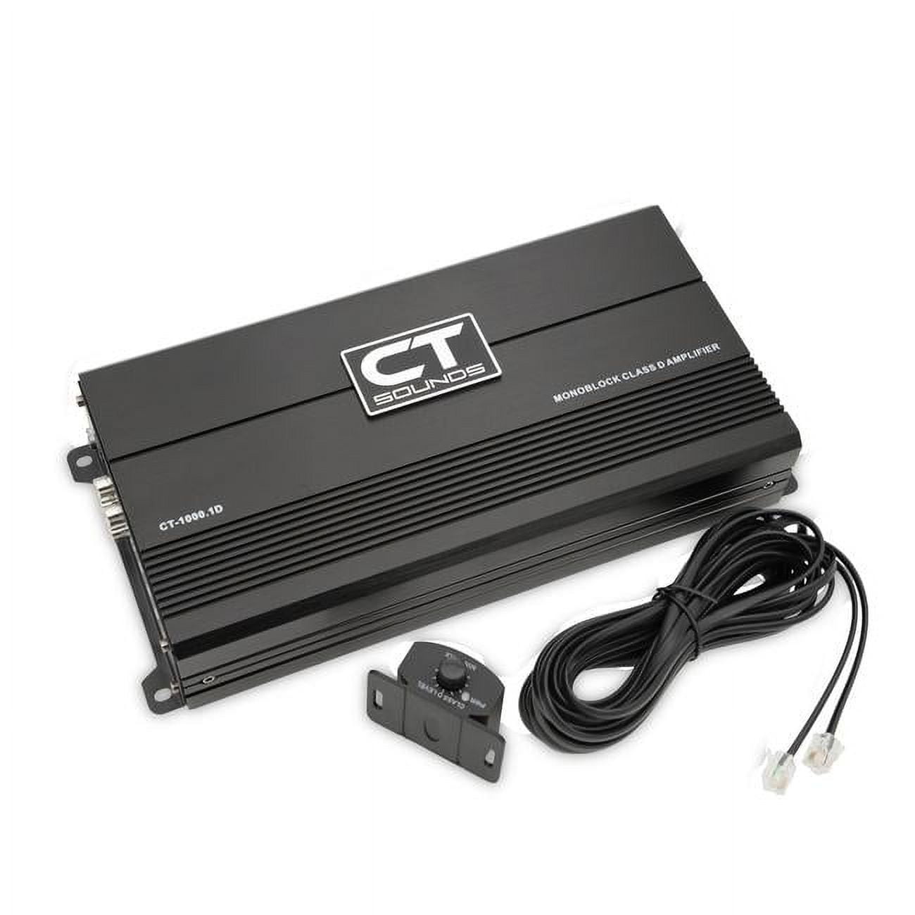 CT Sounds Car Audio Amplifier Monoblock CT-1000.1D Class D True 1000W ...