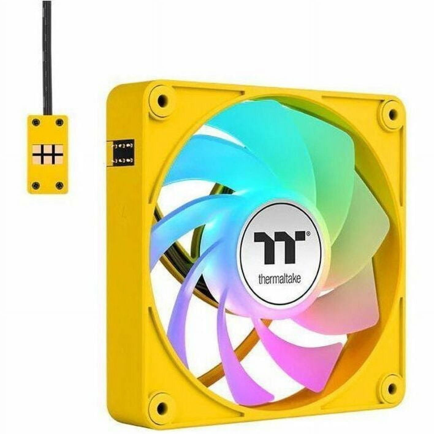 Thermaltake CT120 EX Reverse ARGB Sync PC Cooling Fan Bumblebee (3-Fan ...
