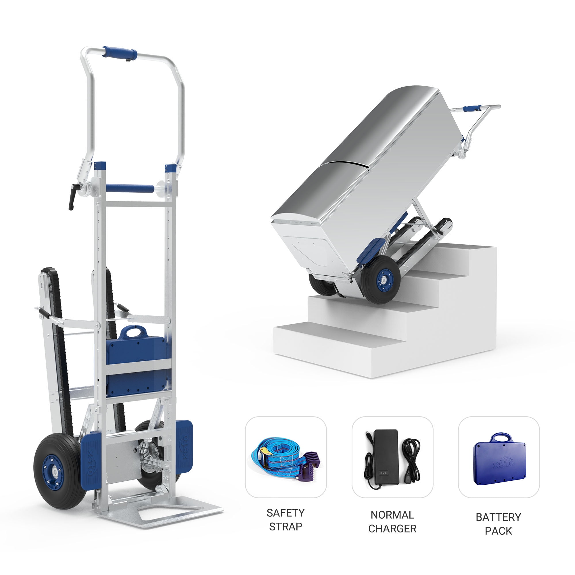 CT150PA Crawler Electric Stair Climber Dolly, 400W Motor Trolley 330 Lb ...