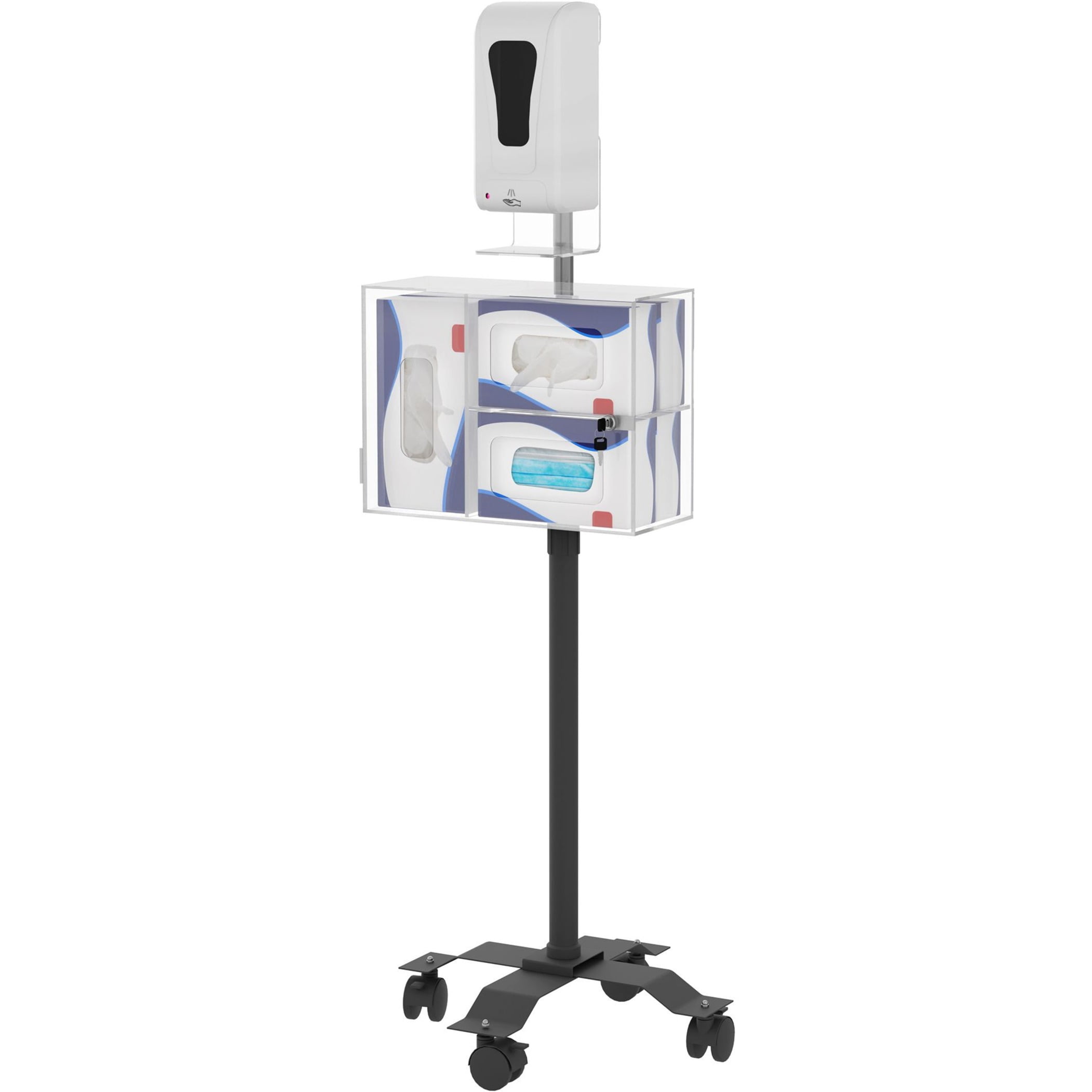 Compact Mobile Sanitizing Station & Automatic Soap Dispenser - Walmart.com