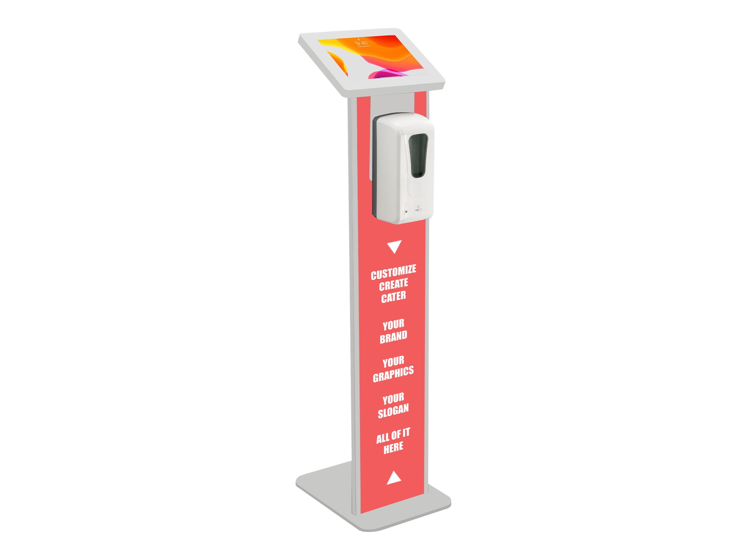 PREM LOCKING FLOOR STAND KIOSK - Walmart.com
