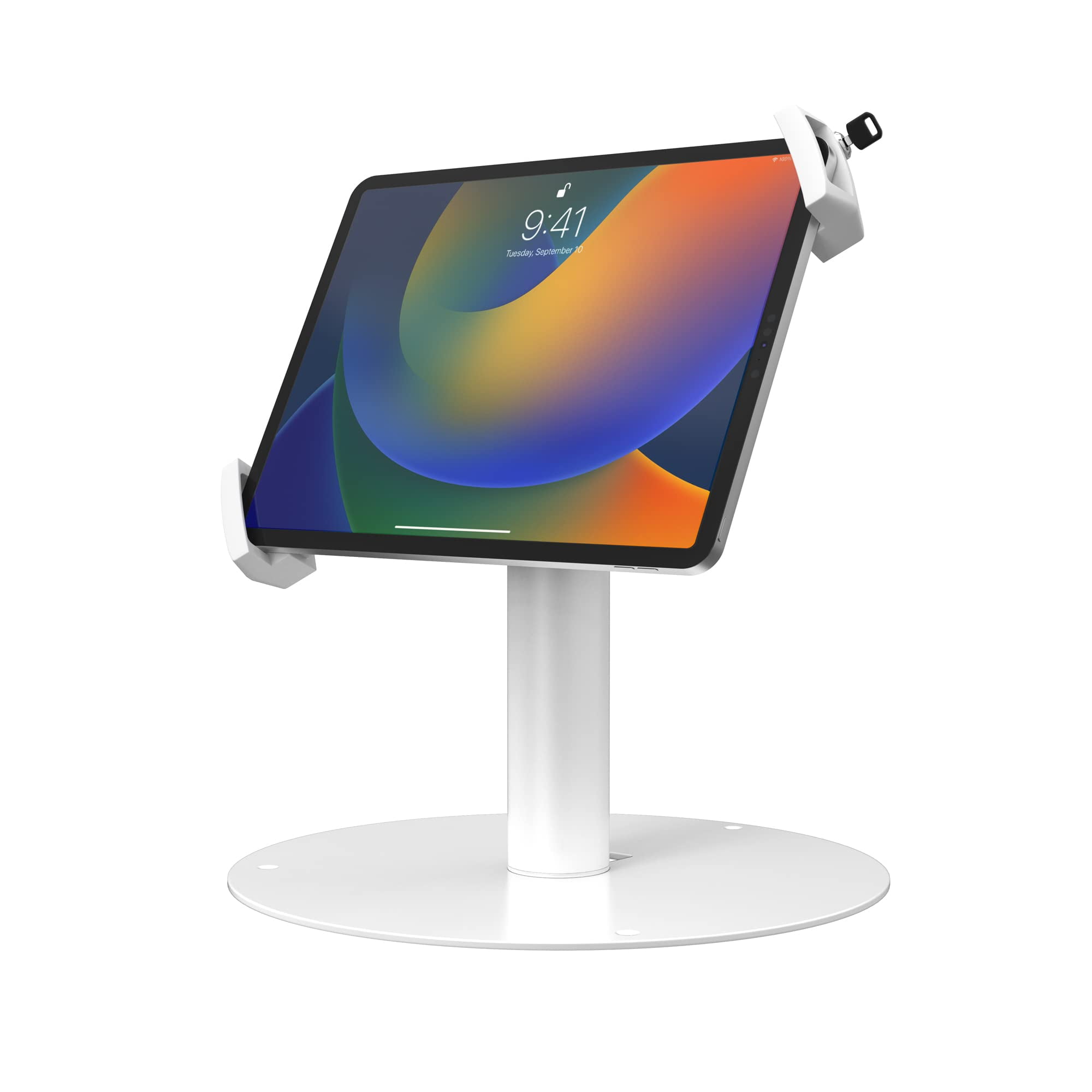 CTA Desk Stand with Lockable Holder for iPad 10.9" & 10th Gen - Galaxy Tab & More Tablets ...