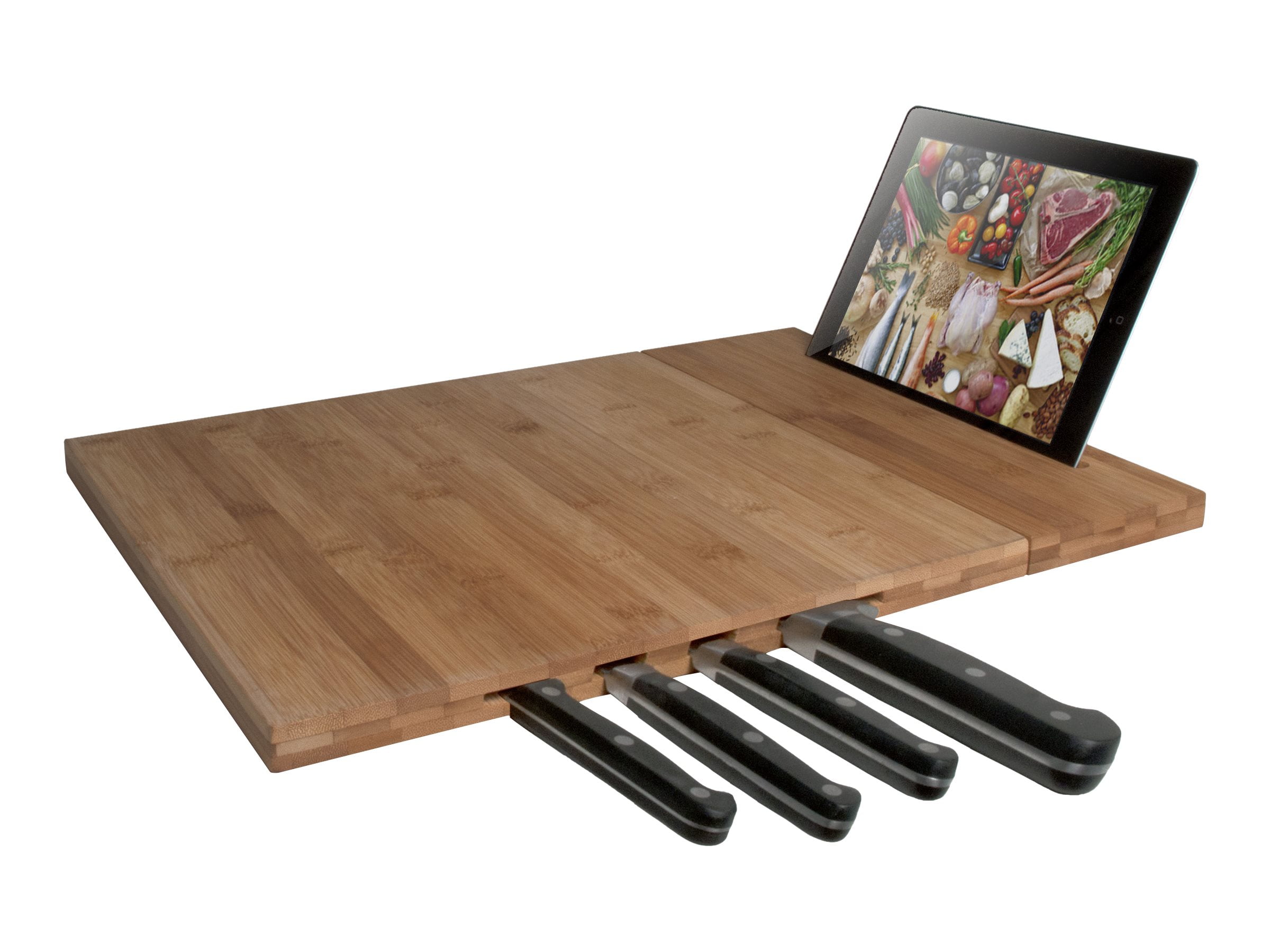 CTA Digital Cutting Board with Stand - Chopping board - Size 14.13 in x ...